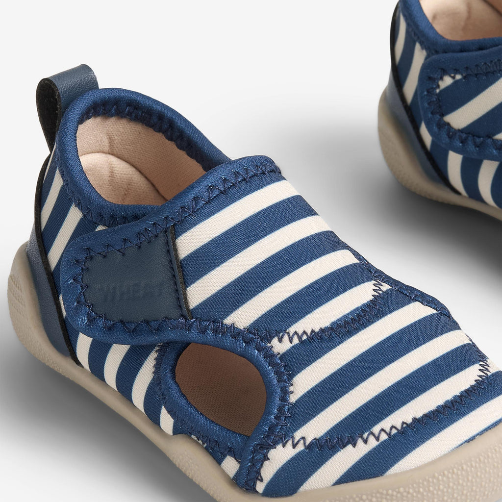 Beach Shoe Swirl - indigo stripe – Wheat.no